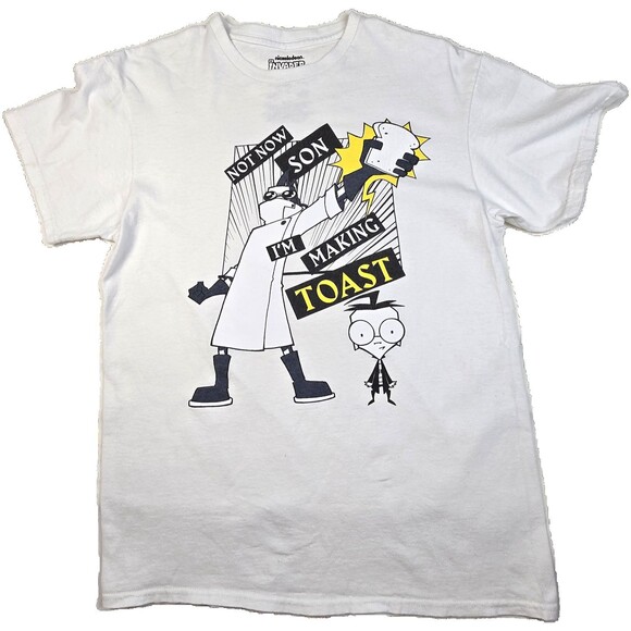 Nickelodeon | Shirts | Invader Zim Shirt Mens Medium Not Now Son Im ...